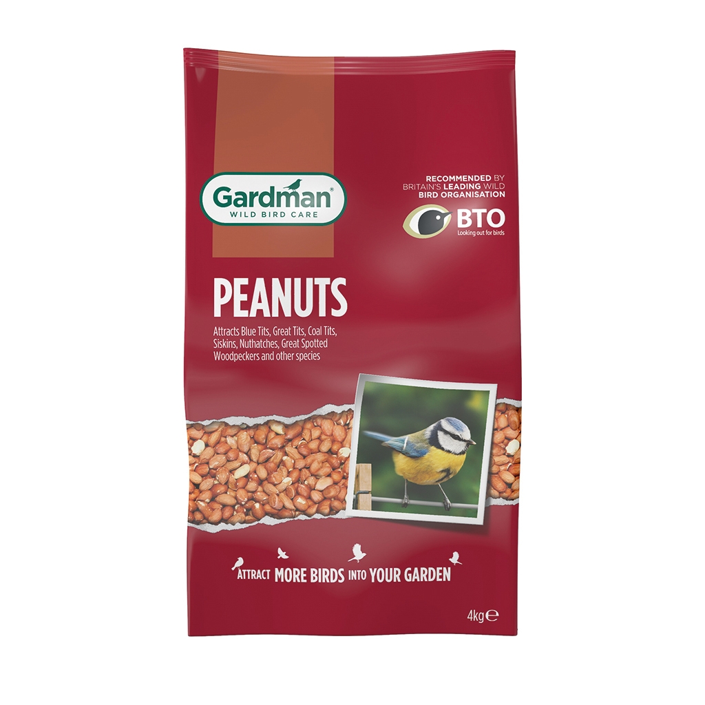 Bird Food Peanuts 4Kg - Stewarts Garden Centre