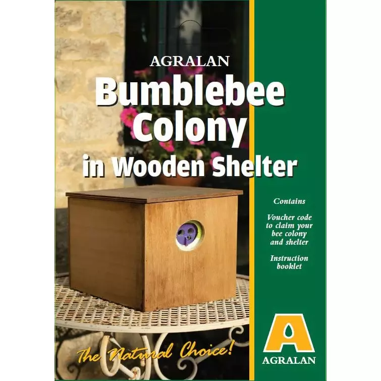 Bumble Bee Colony In Wooden Shelter Voucher Pack - Stewarts Garden Centre