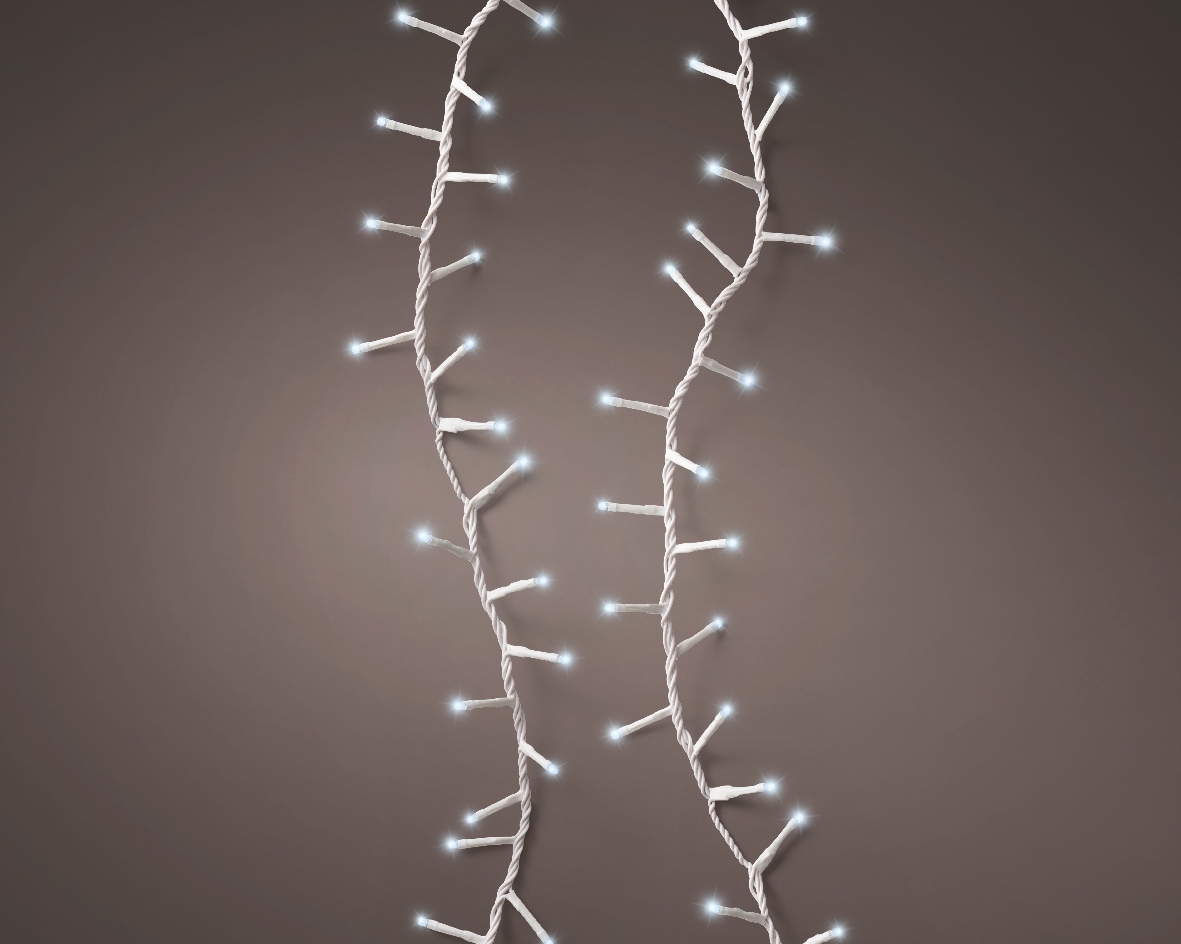 Led Compact Lights x 500L Cool White/Trans Cable - Stewarts Garden Centre