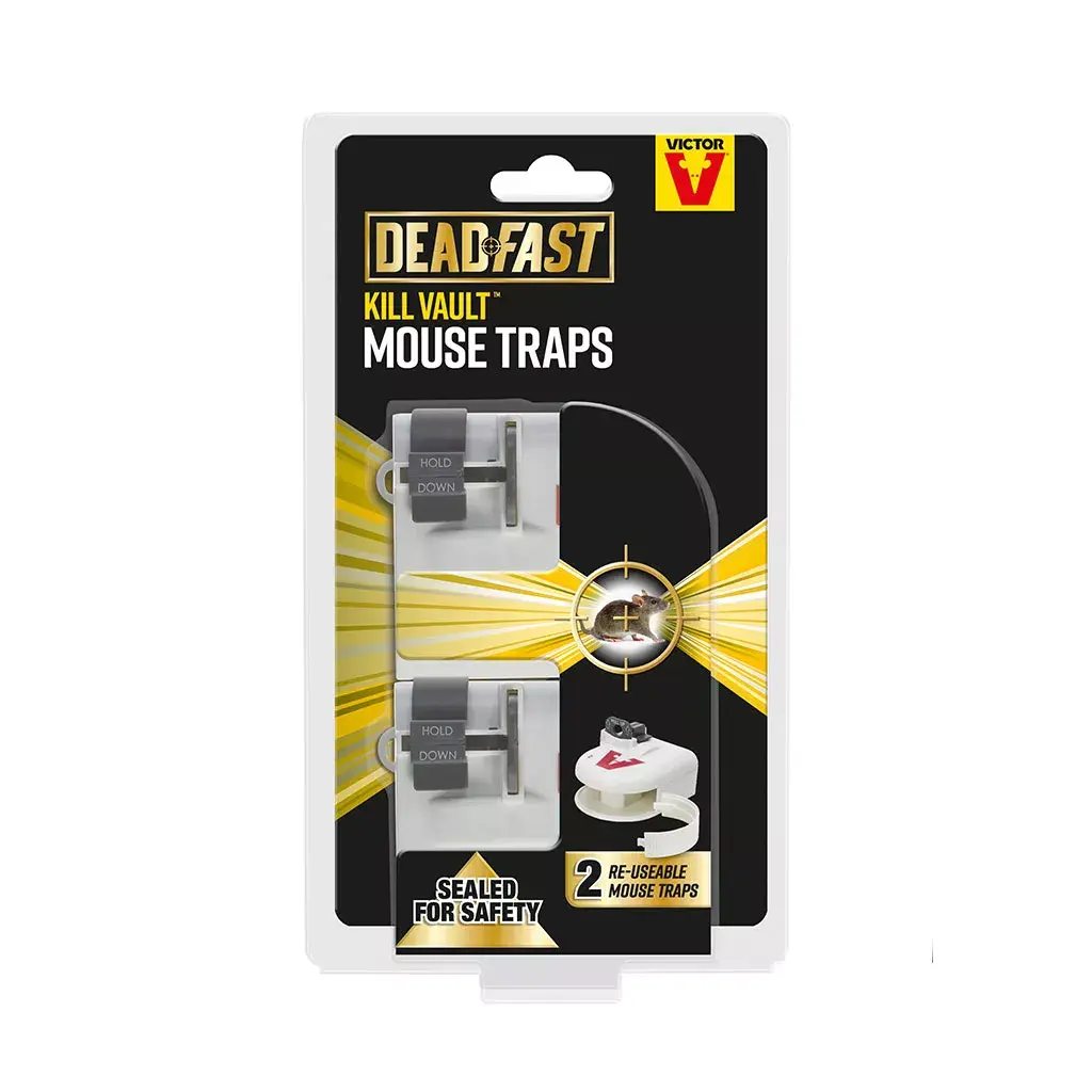 Deadfast Kill Vault Mouse Trap Twin - Stewarts Garden Centre
