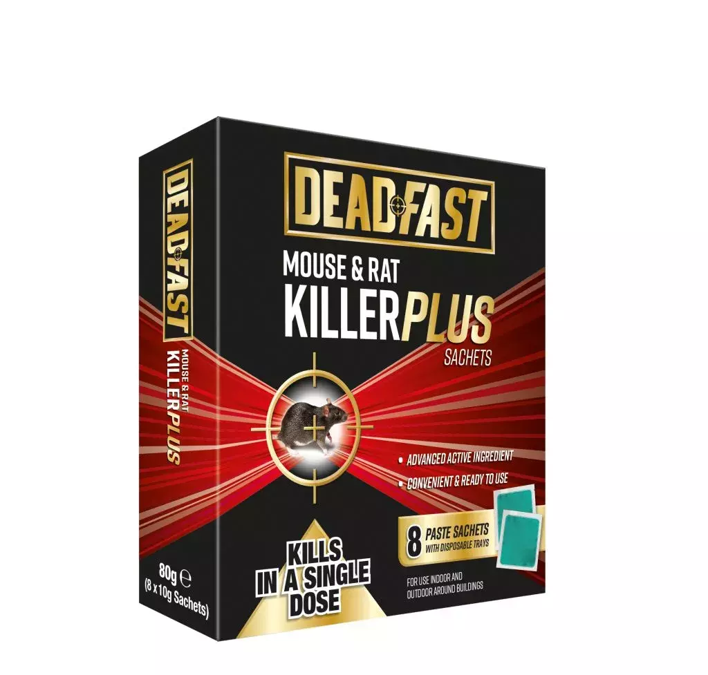 Deadfast Mouse/Rat Killer + 8 Sachets - Stewarts Garden Centre