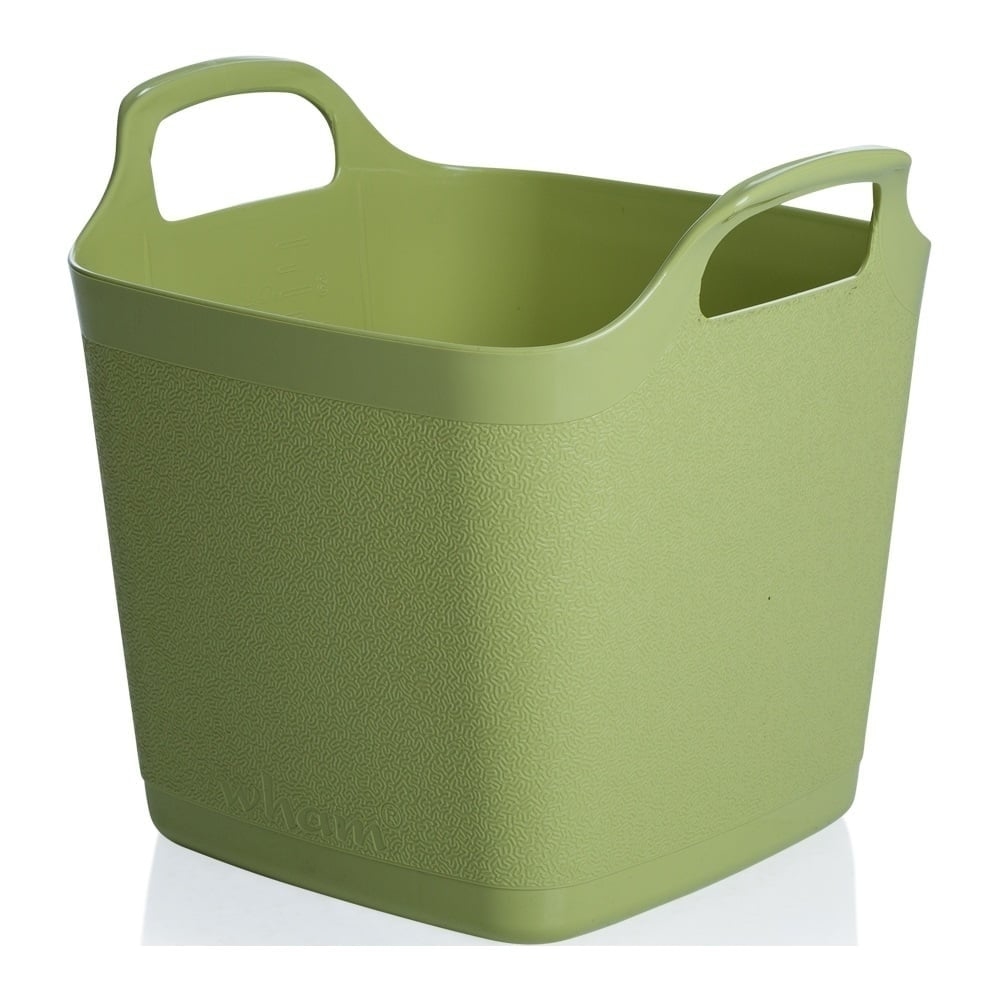 Flexitub Square 25L Green - Stewarts Garden Centre