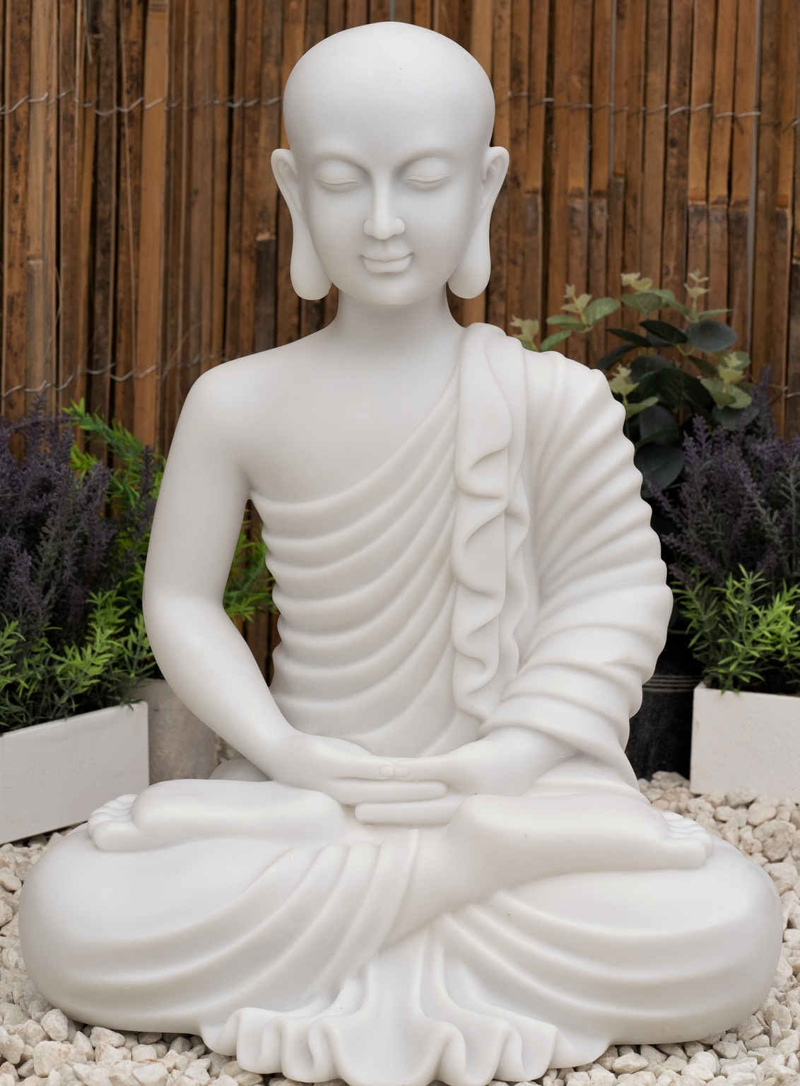 Monk Medium White - Stewarts Garden Centre