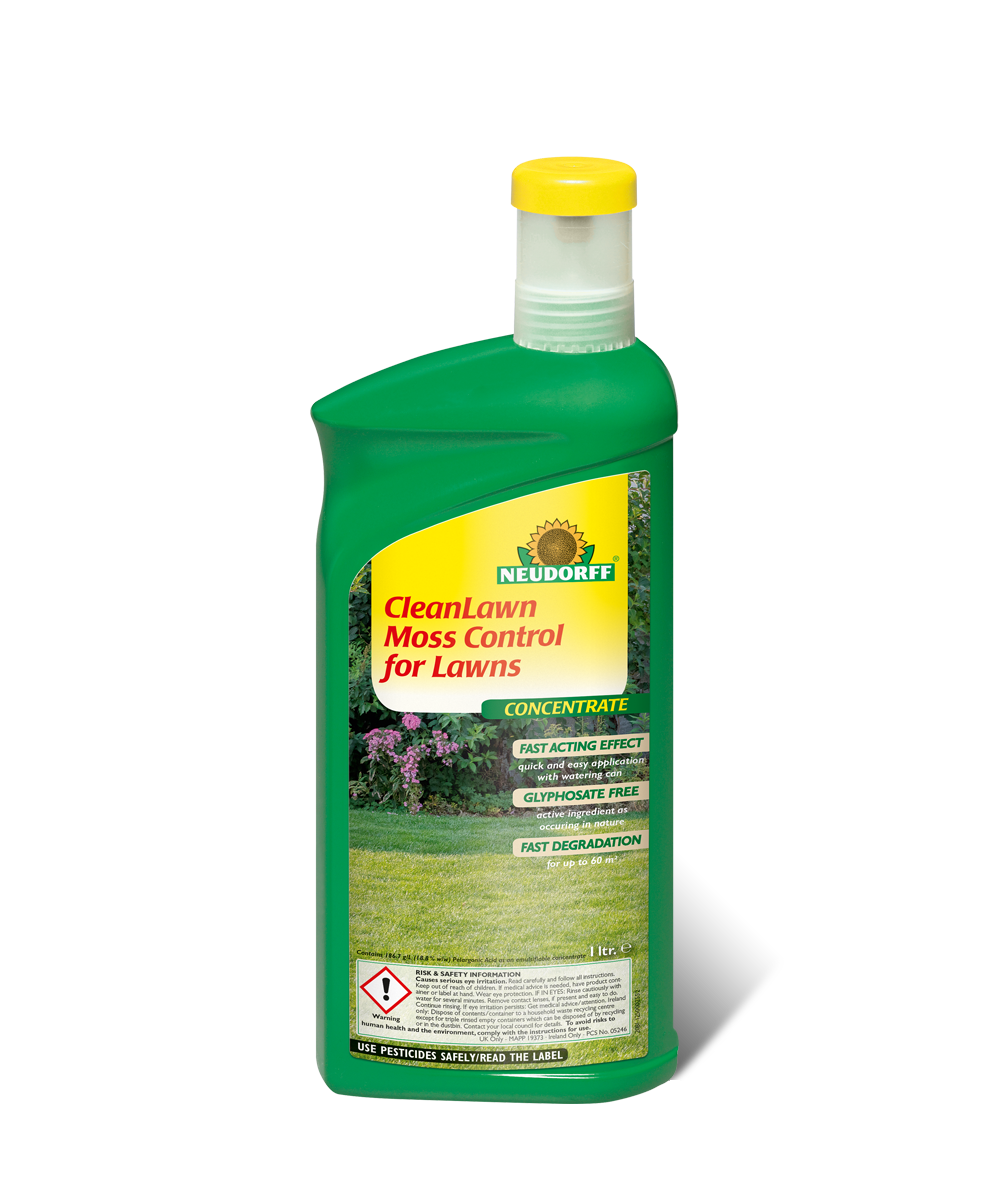 Org Lawn Moss Control Conc 1L - Stewarts Garden Centre