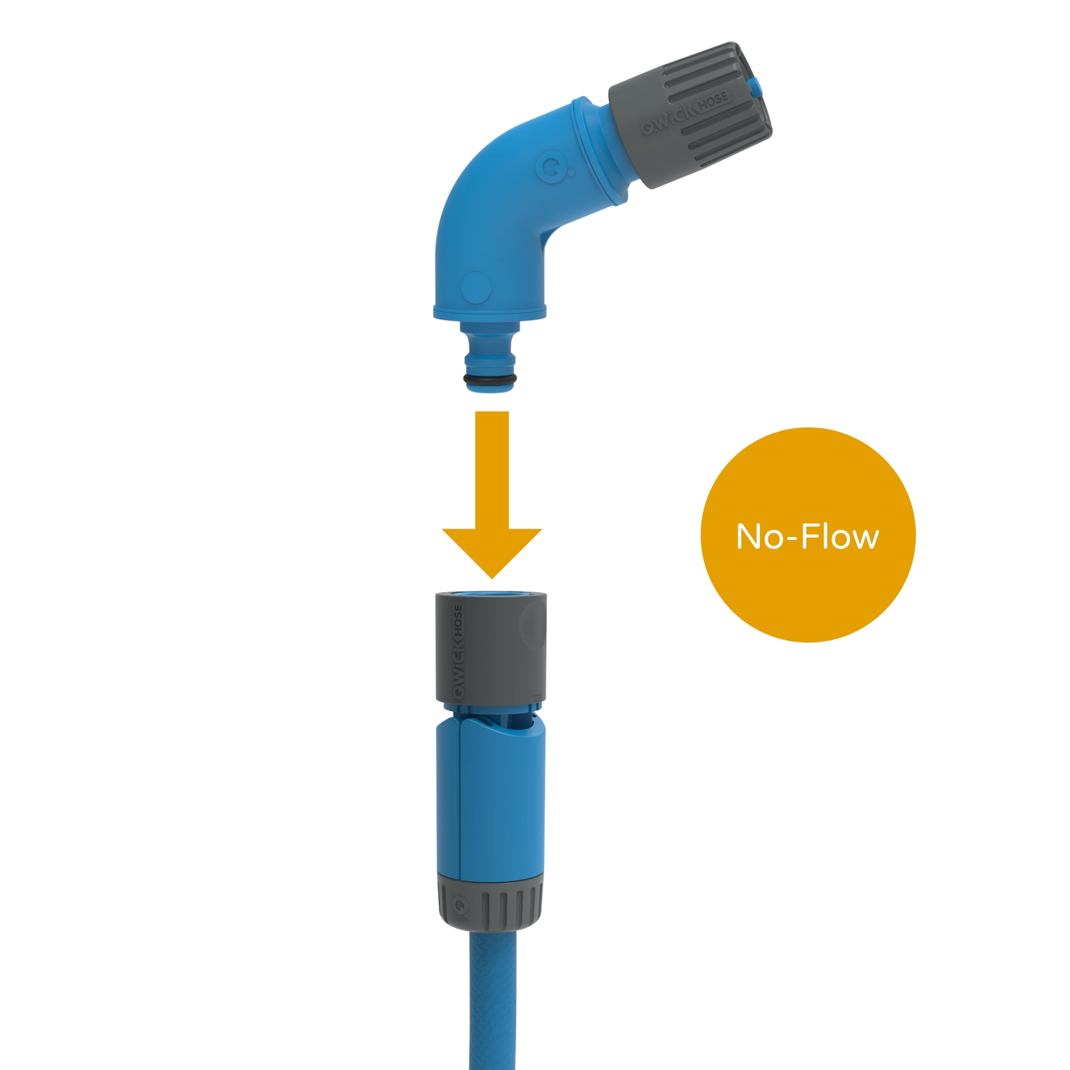 Original Wing-Lock Hose Connector No Flow - Stewarts Garden Centre