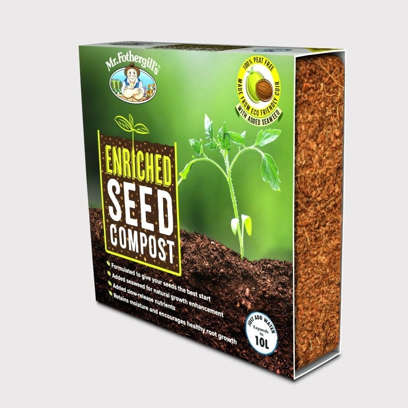 Peat Free Seed Compost Block 10L Compressed - Stewarts Garden Centre