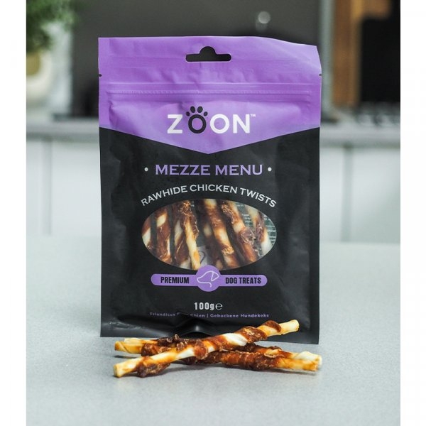 Rawhide Chicken Twists 100g Mezze Menu - Stewarts Garden Centre