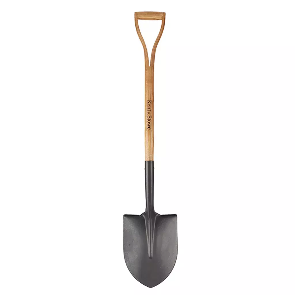 Round Nosed Shovel Carbon Steel - Stewarts Garden Centre