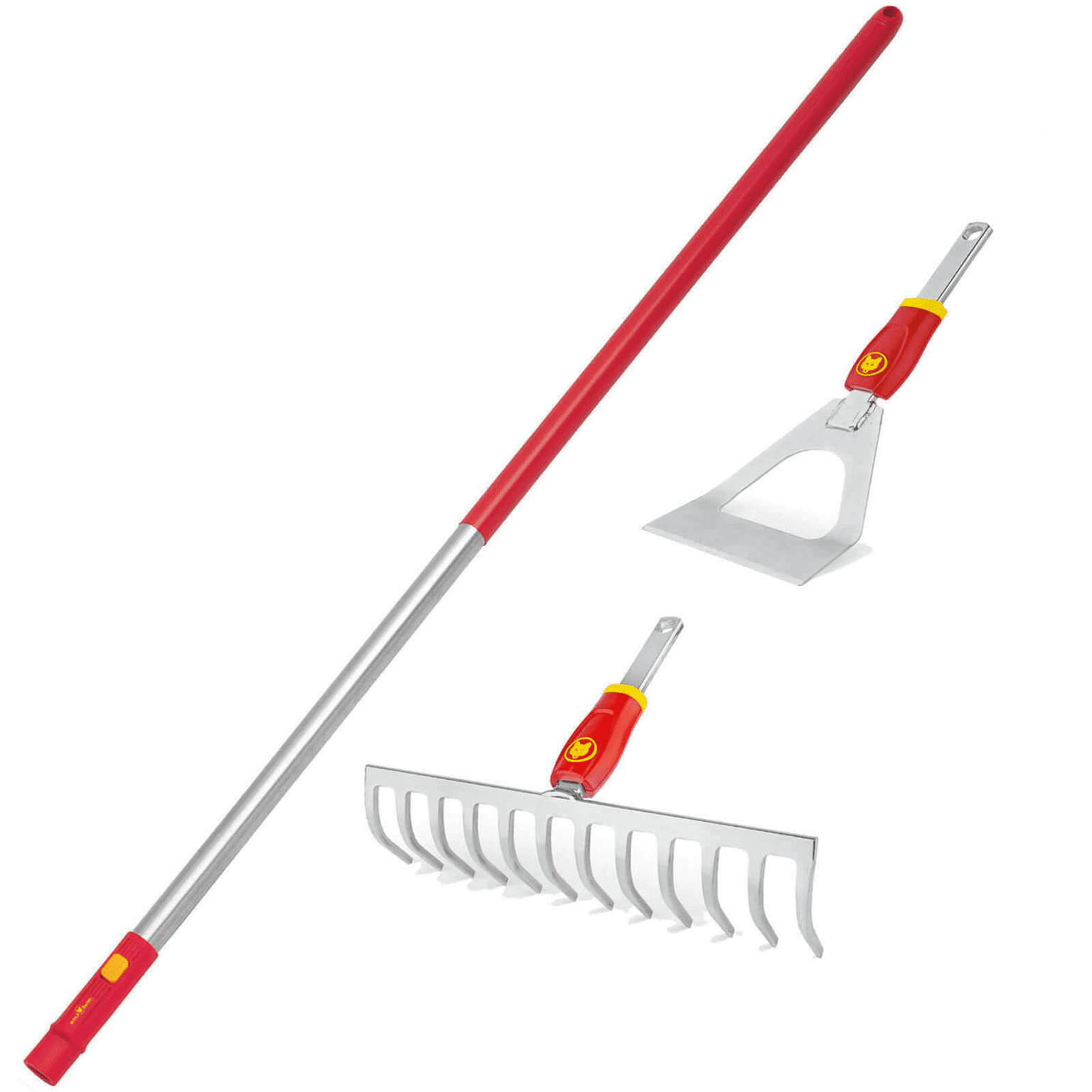 Soil Rake Dutch Hoe + Handle - Stewarts Garden Centre