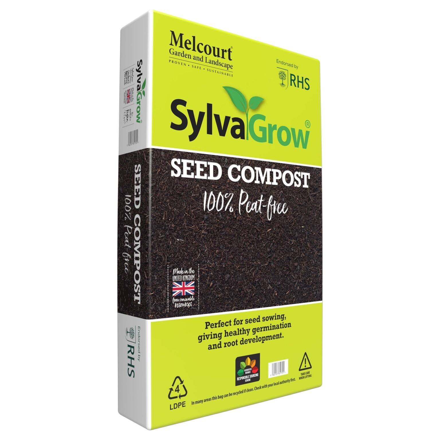 SylvaGrow Seed compost 15L - Stewarts Garden Centre