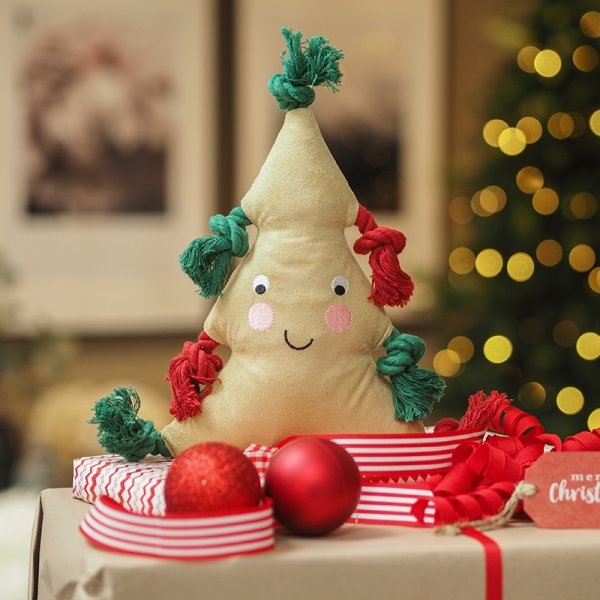 Tuff Earth Xmas PlayTree (Recycled Dog Toy) - Stewarts Garden Centre