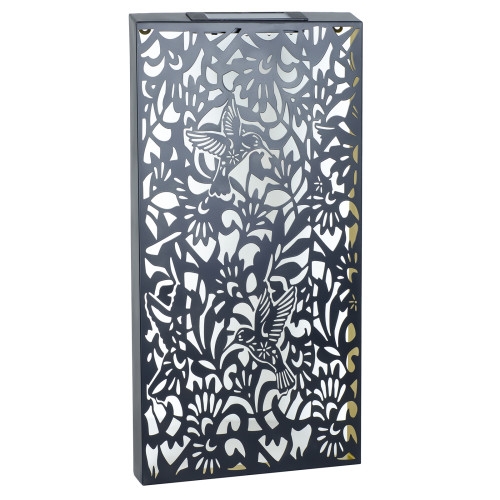 Wall Panel Metal Hummingbird Solar Large - Stewarts Garden Centre