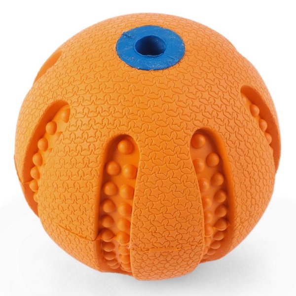 Zoon 6cm Rubber Squeak Ball - Stewarts Garden Centre